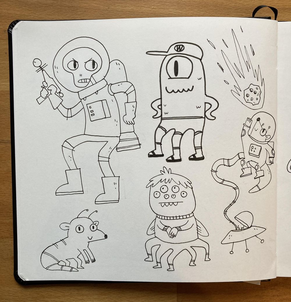 How To Draw ALIENS! | Skillshare Student Project