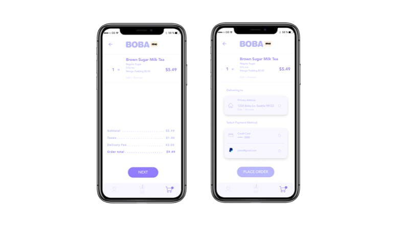 Boba Tea Application | Skillshare Student Project