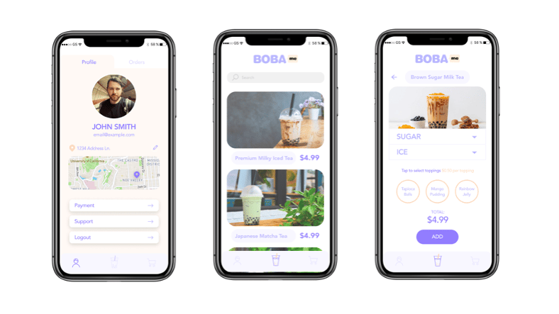 Boba Tea Application | Skillshare Student Project