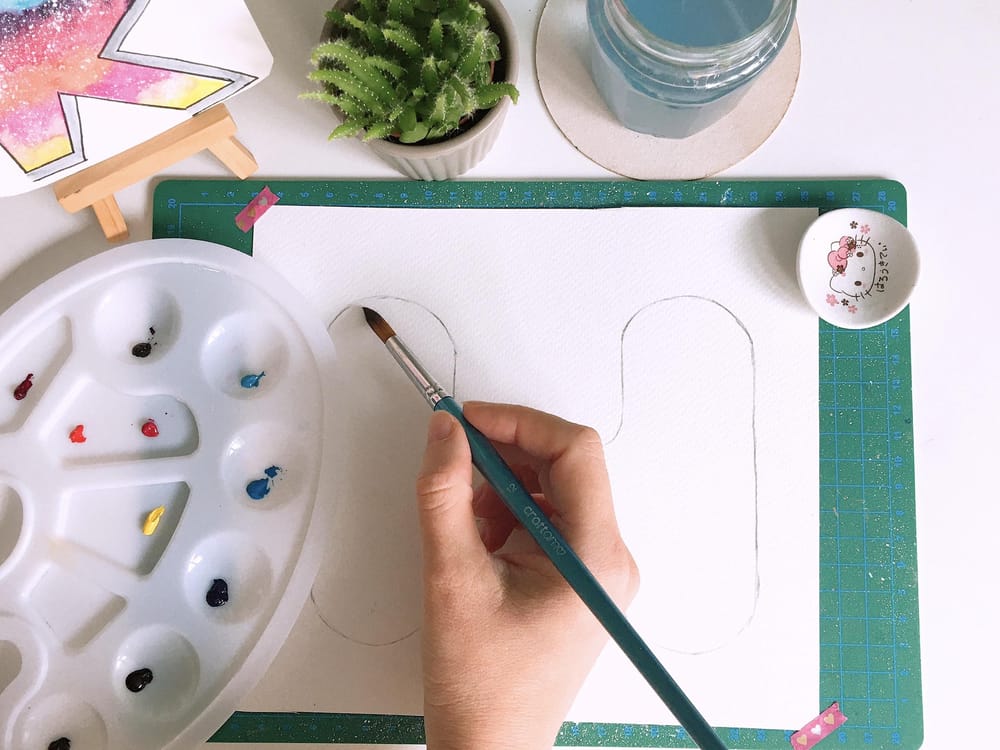 Dramatic Rainbow Monogram (Sample Project) | Skillshare Student Project