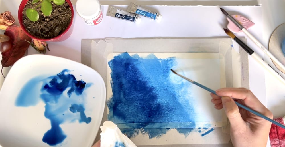 SAMPLE PROJECT: Whimsical Watercolor Painting Using Bokeh Effect | Skillshare Student Project