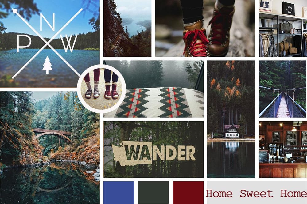 PNW Mood Board | Skillshare Student Project