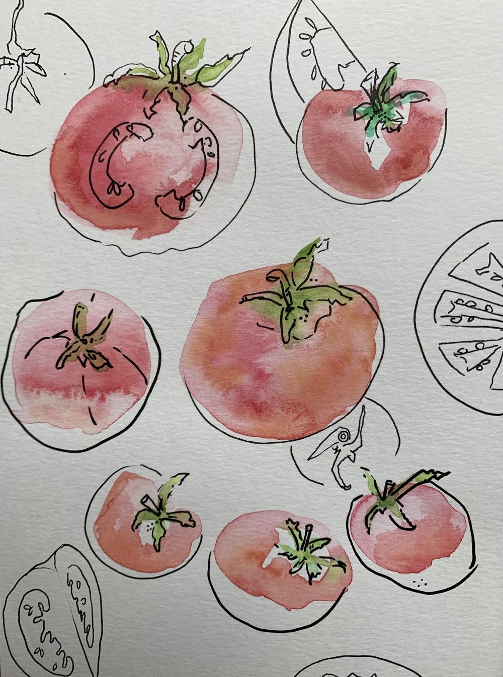 Watercolor and Ink Practice | Skillshare Student Project