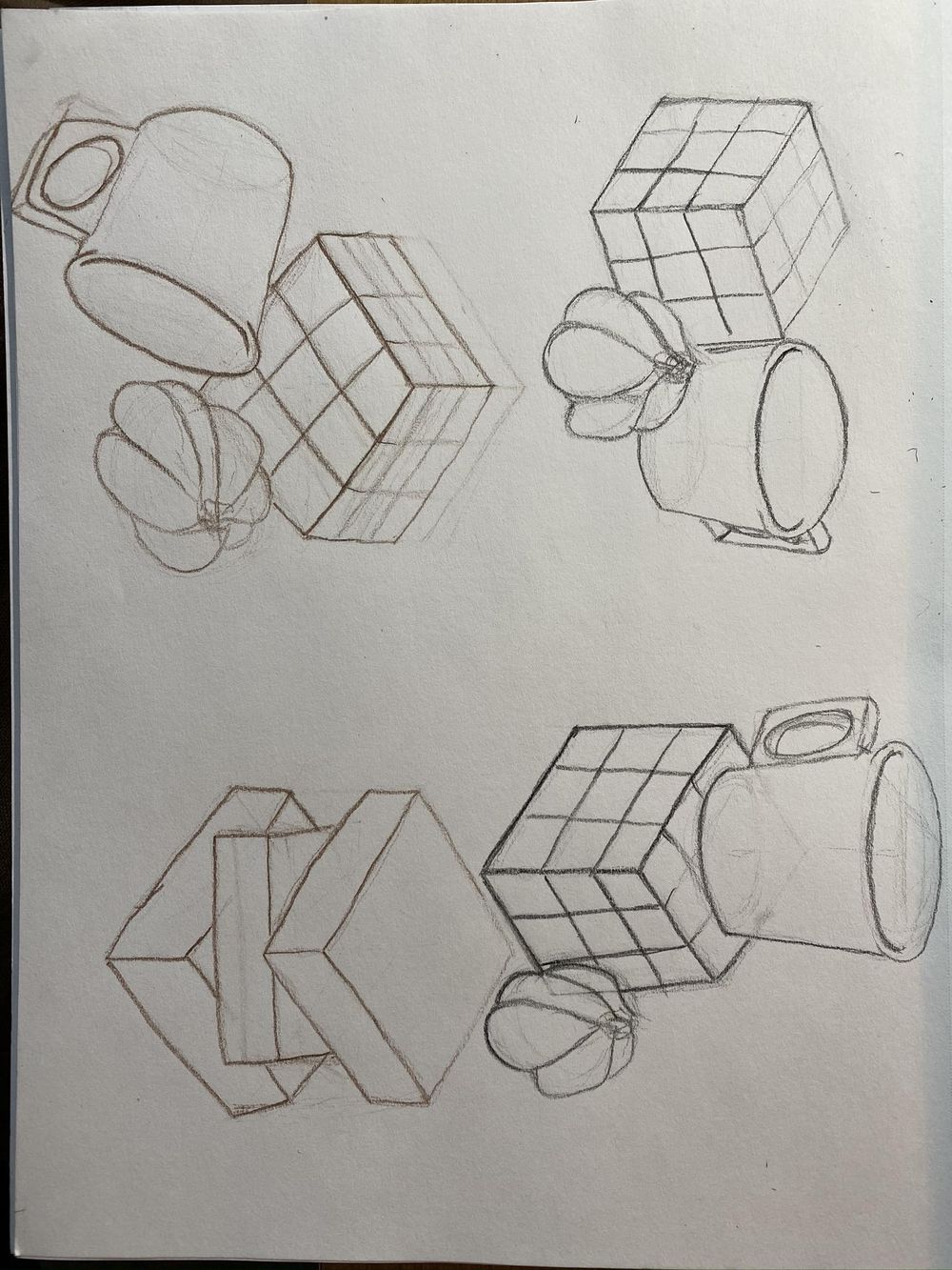 Organic forms and 3-dimensional | Skillshare Student Project