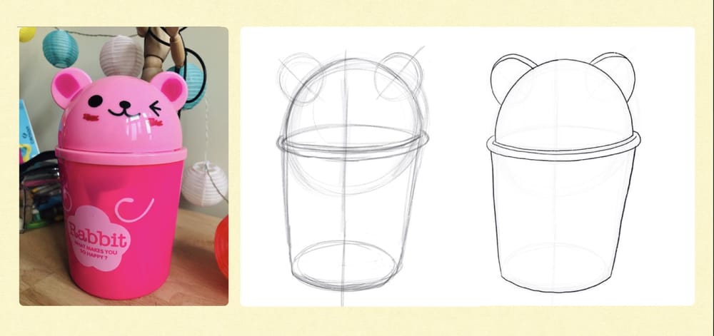 Basic compound form: cylinder and spheres | Skillshare Student Project