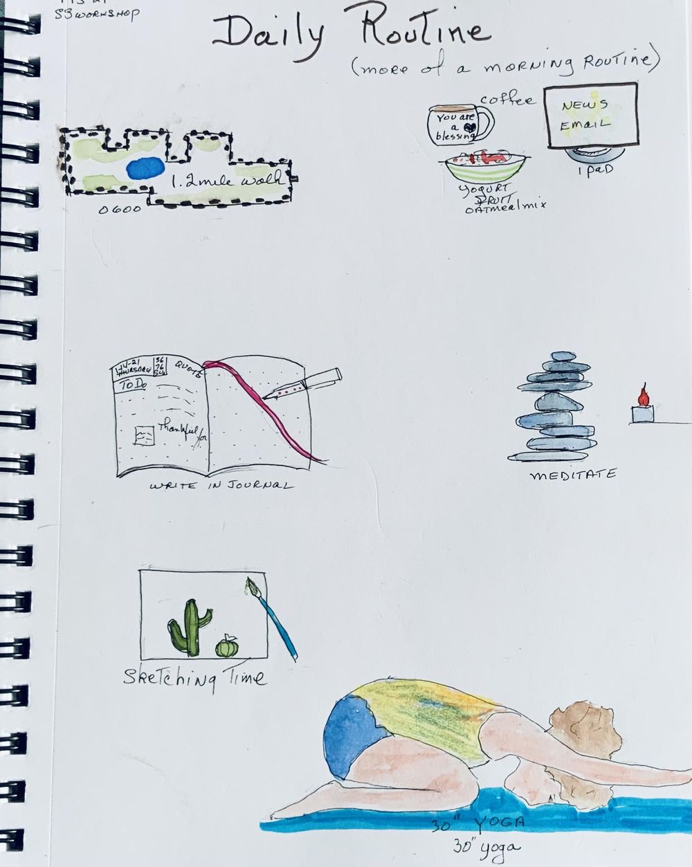 Prompt #6 Daily Routine | Skillshare Student Project