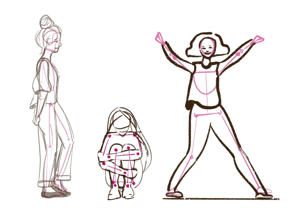 Spring Challenge - 3 Poses | Skillshare Student Project