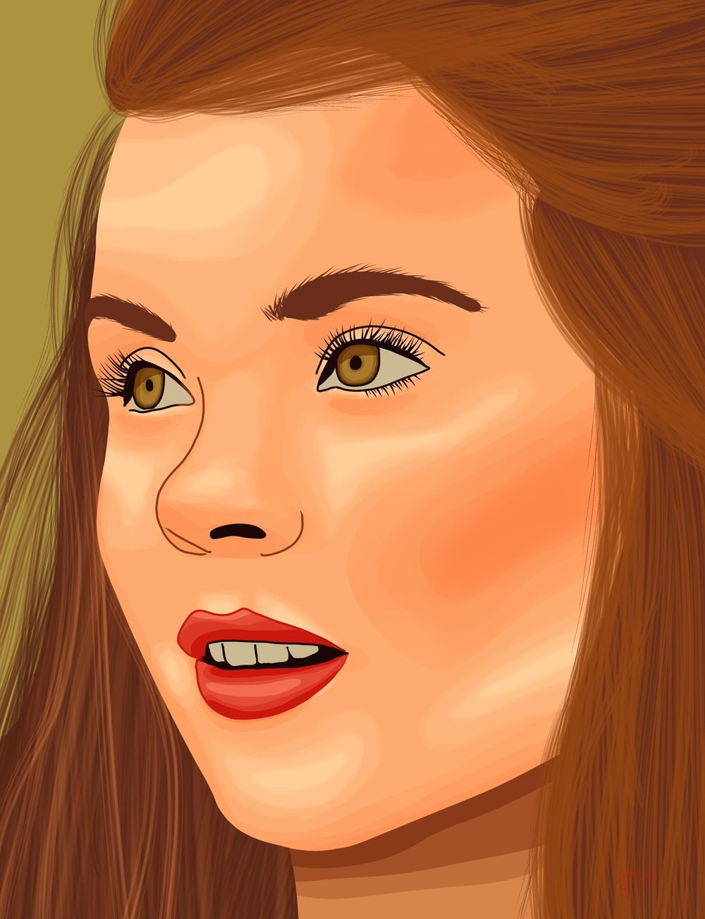 Vector Style portrait | Skillshare Student Project