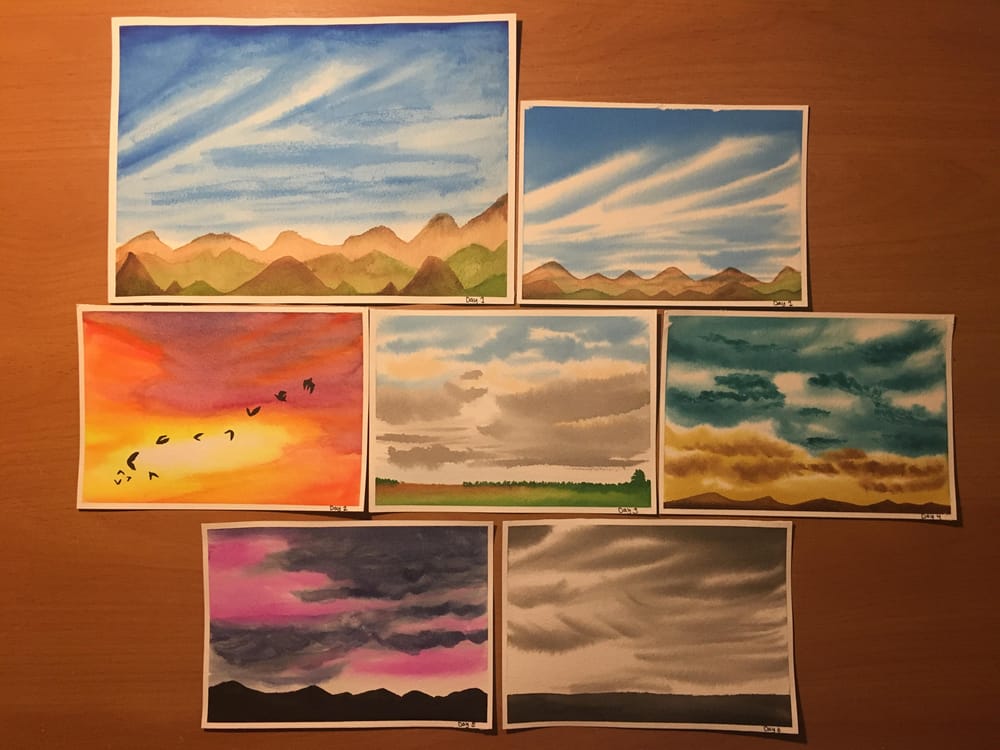 100 days of watercolour with Geethu | Skillshare Student Project