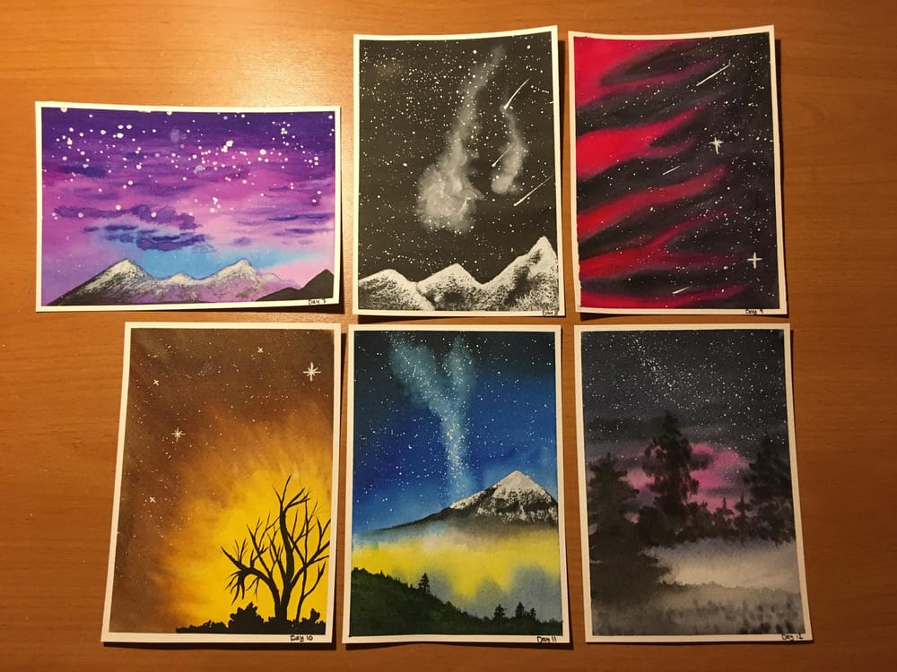 100 days of watercolour with Geethu | Skillshare Student Project