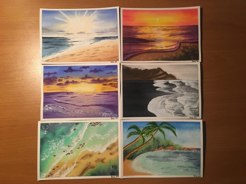 100 days of watercolour with Geethu | Skillshare Student Project