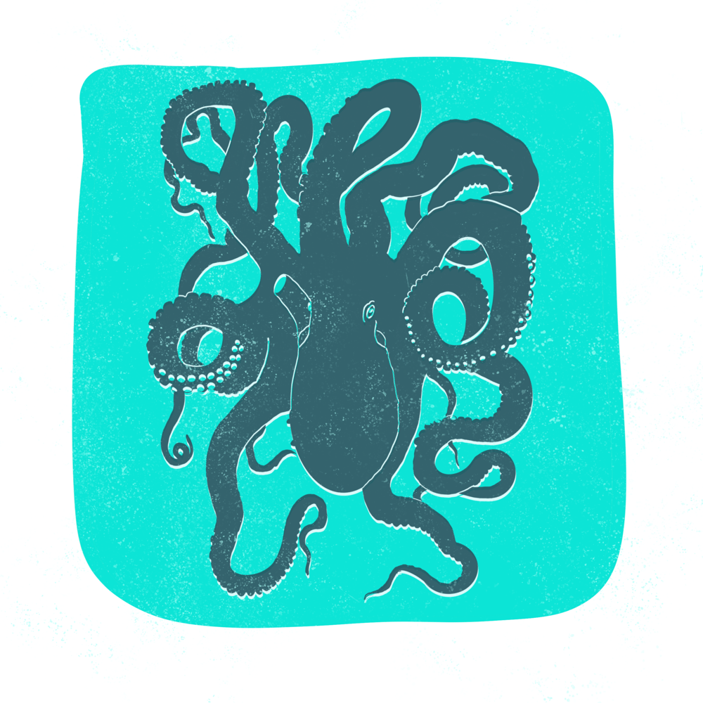 Octopus Block Print | Skillshare Student Project