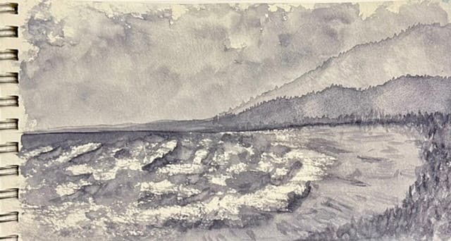 Beach value study | Skillshare Student Project