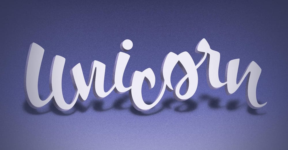 Unicorn Hand Lettering | Skillshare Student Project