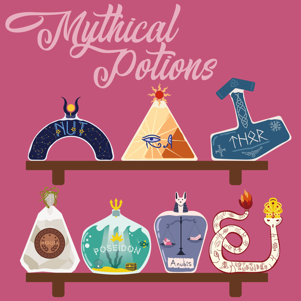 Mythical potions! | Skillshare Student Project