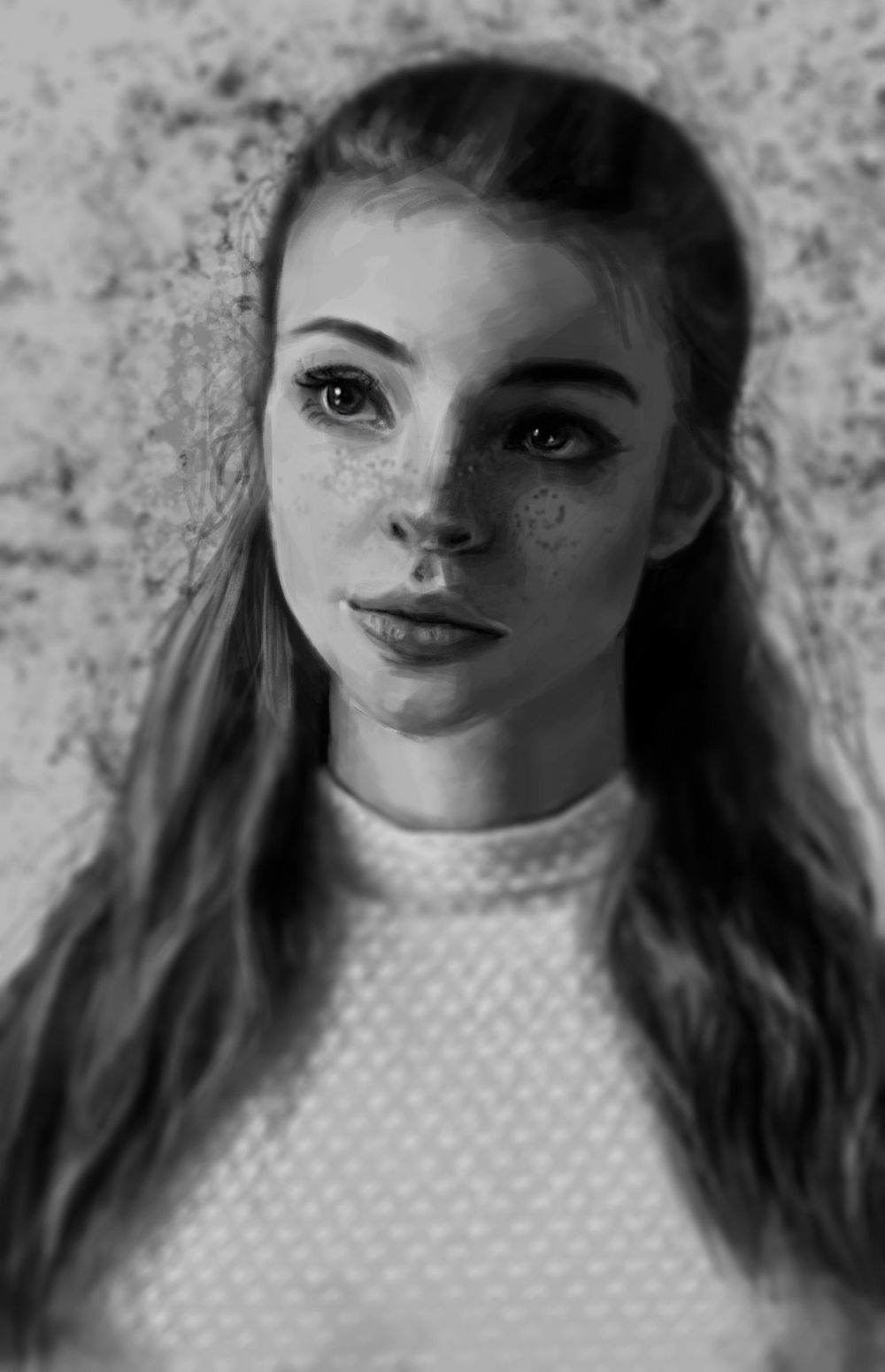 Light and Shade Grayscale Portrait | Skillshare Student Project