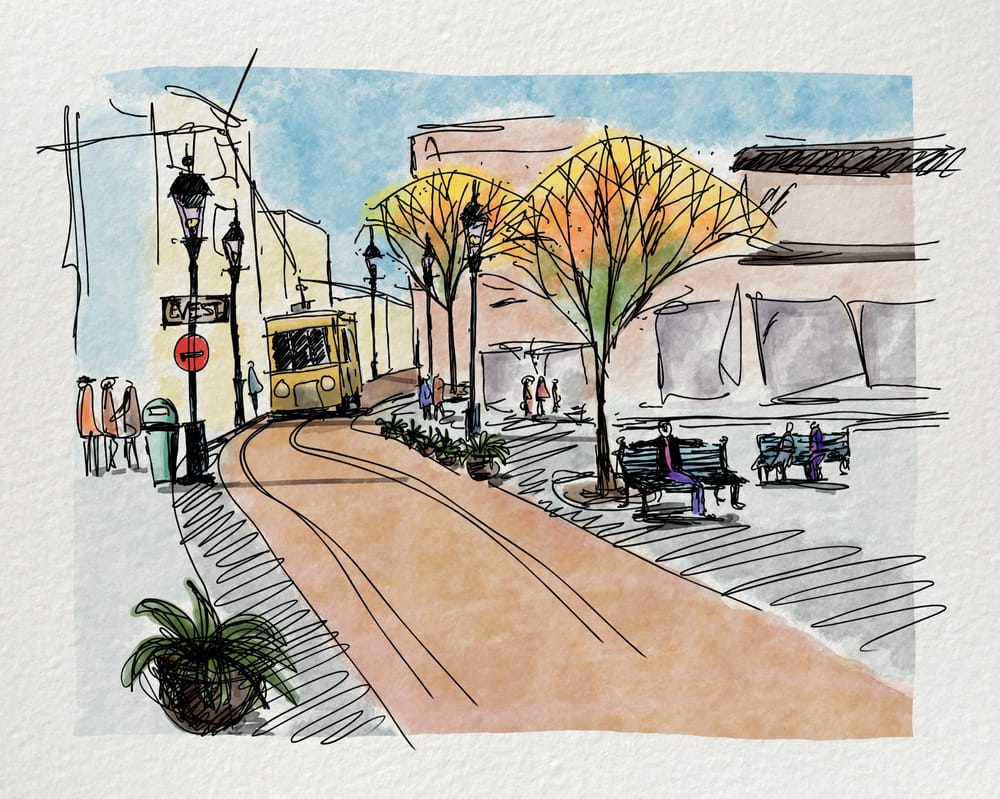 Trees and cars practice | Skillshare Student Project