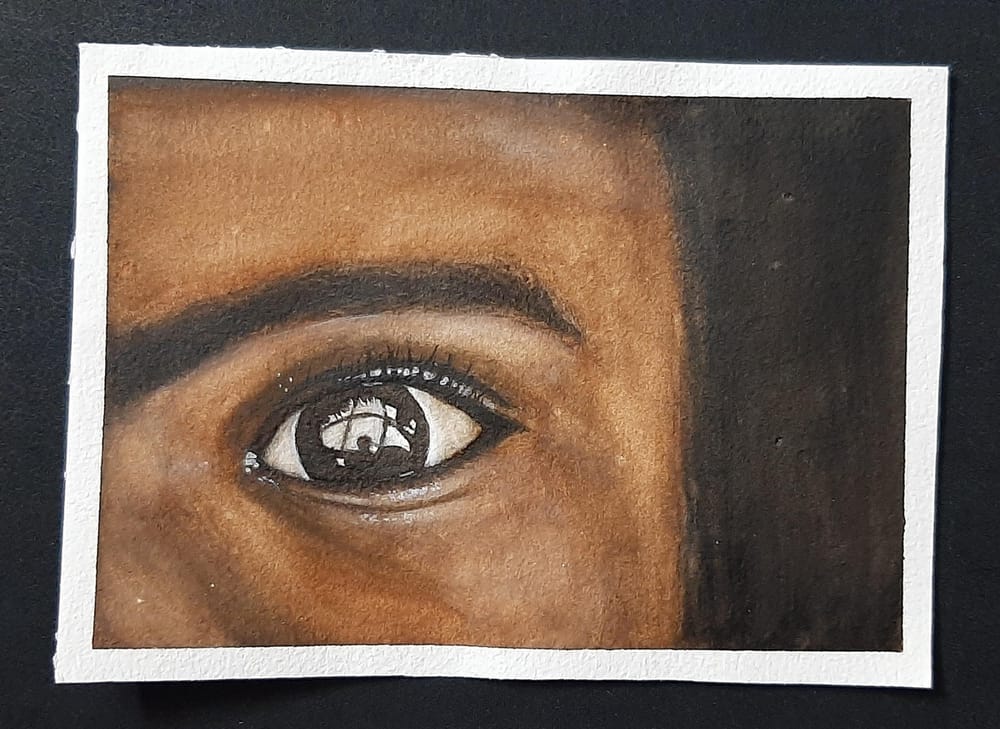 Eye portrait | Skillshare Student Project