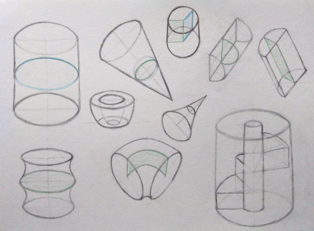 Shapes - practice | Skillshare Student Project