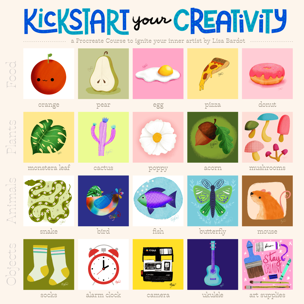 Kickstart your Creativity | Skillshare Student Project