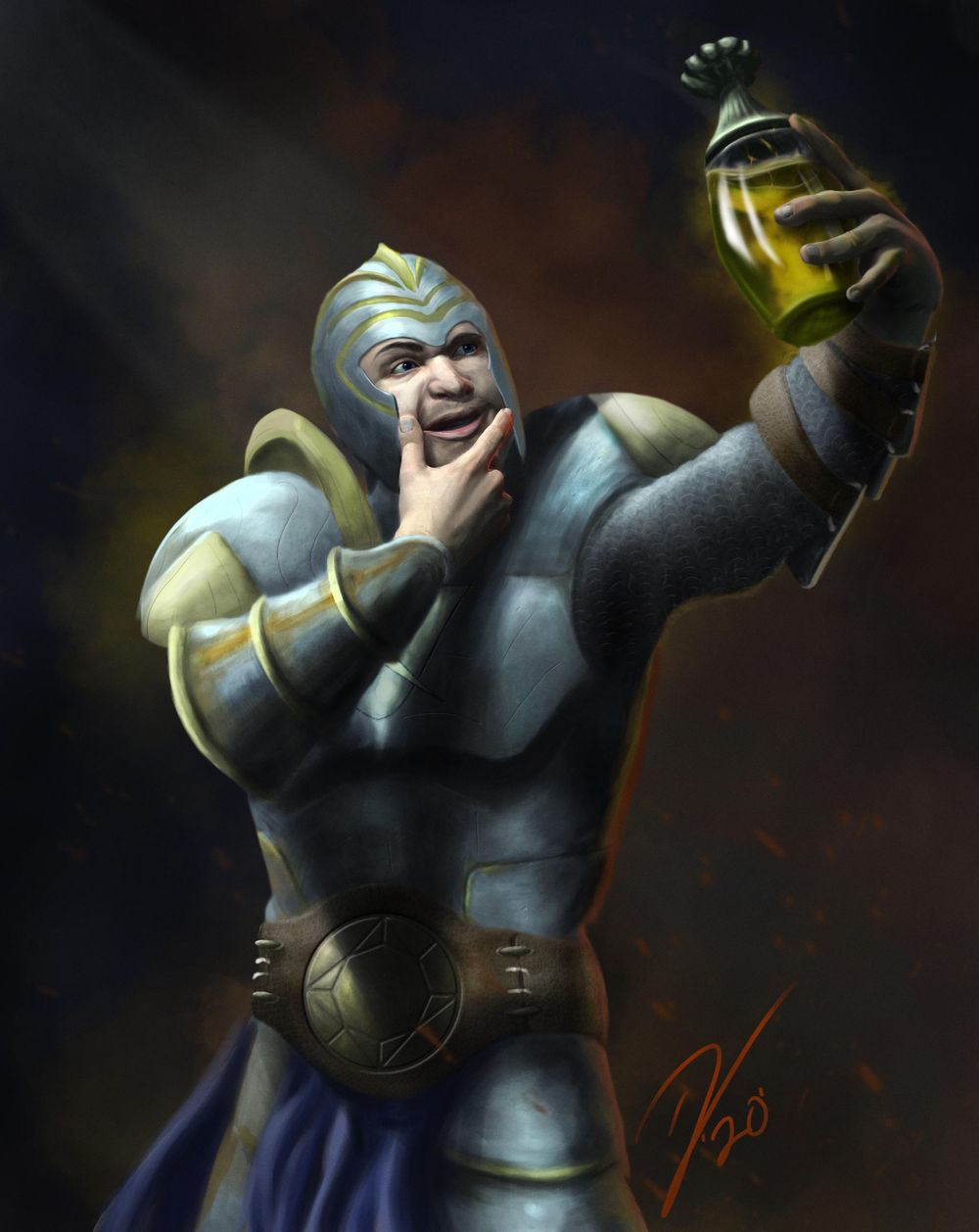 Warrior and Goblin | Skillshare Student Project