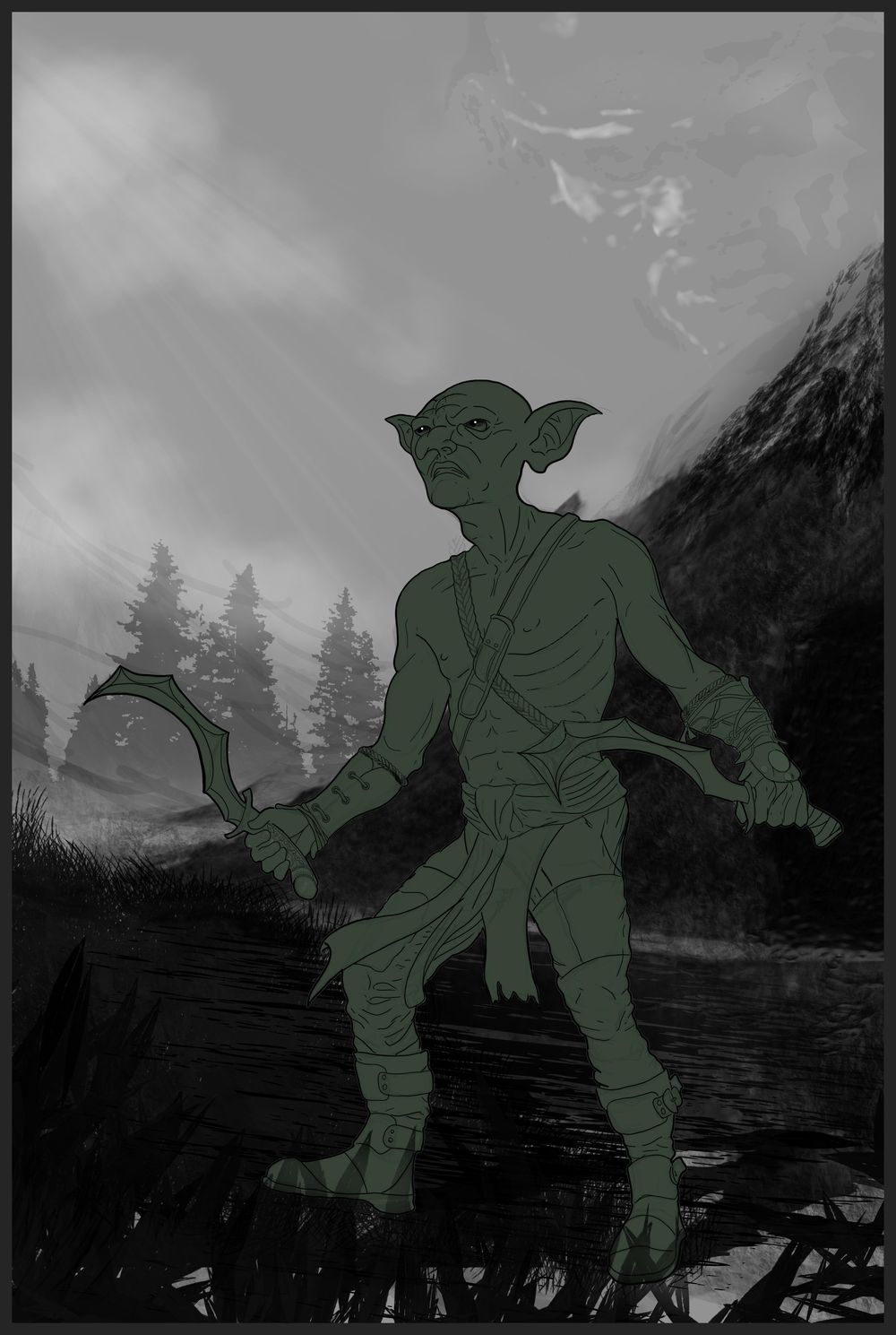 Warrior and Goblin | Skillshare Student Project