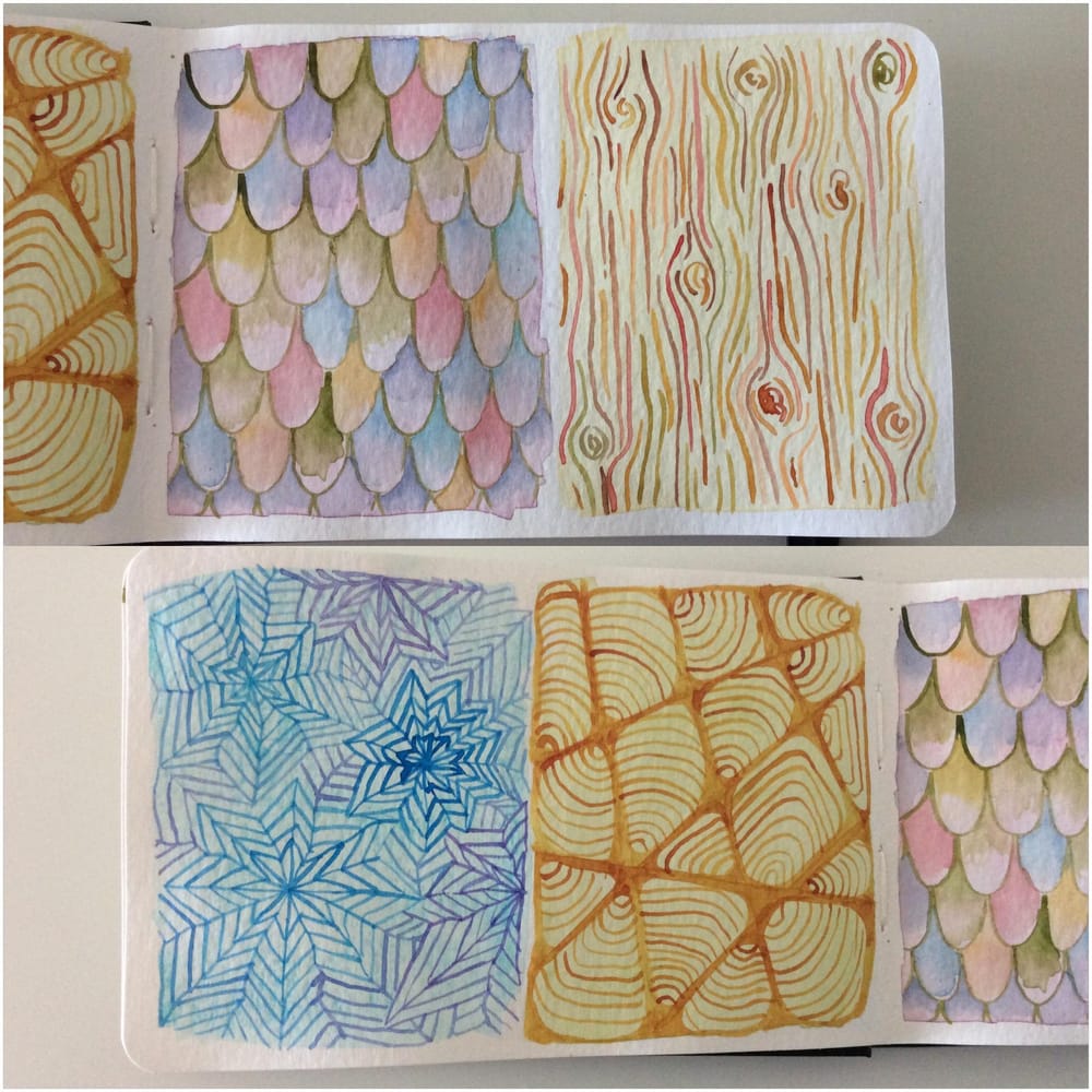 Zentangle texture (update in comment section 08/13/16) | Skillshare ...