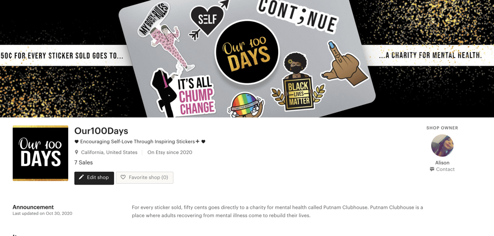 Self-Love Sticker Shop | Skillshare Student Project