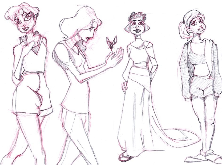 Four Animated Women Assignment | Skillshare Student Project