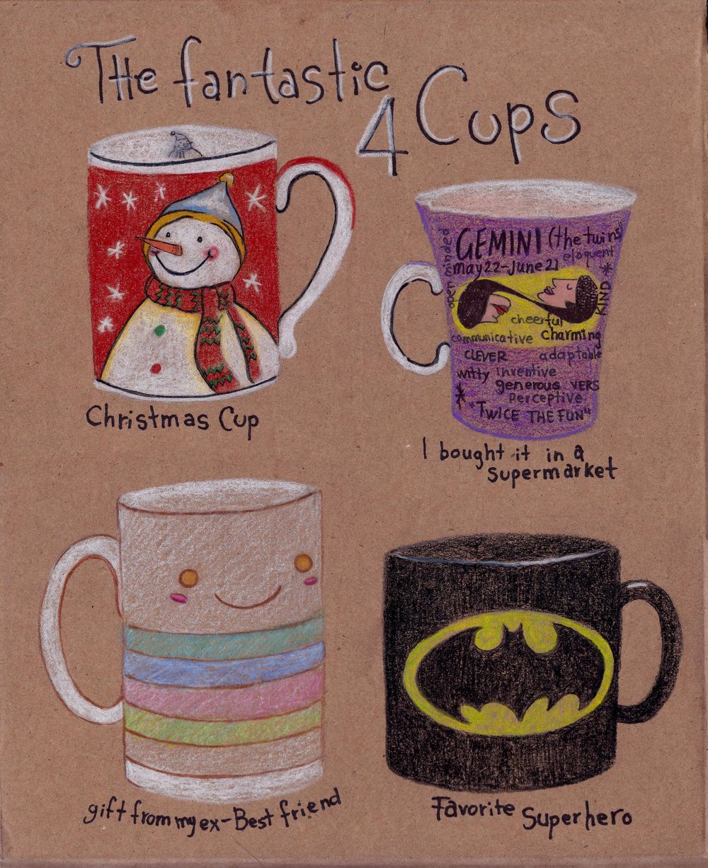 the four cups | Skillshare Student Project