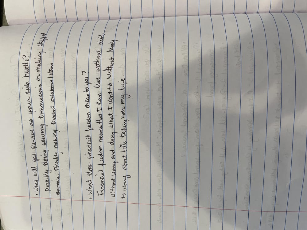 SkillShare Personal Finance Worksheet Skillshare Student Project