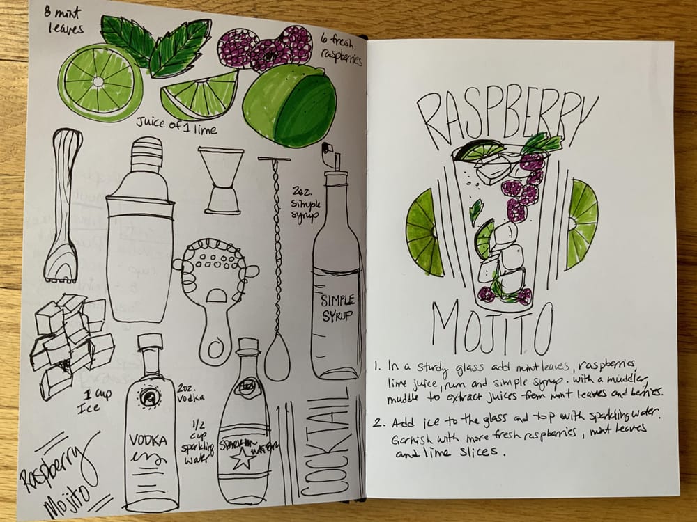 How to Make a Raspberry Mojito | Skillshare Student Project
