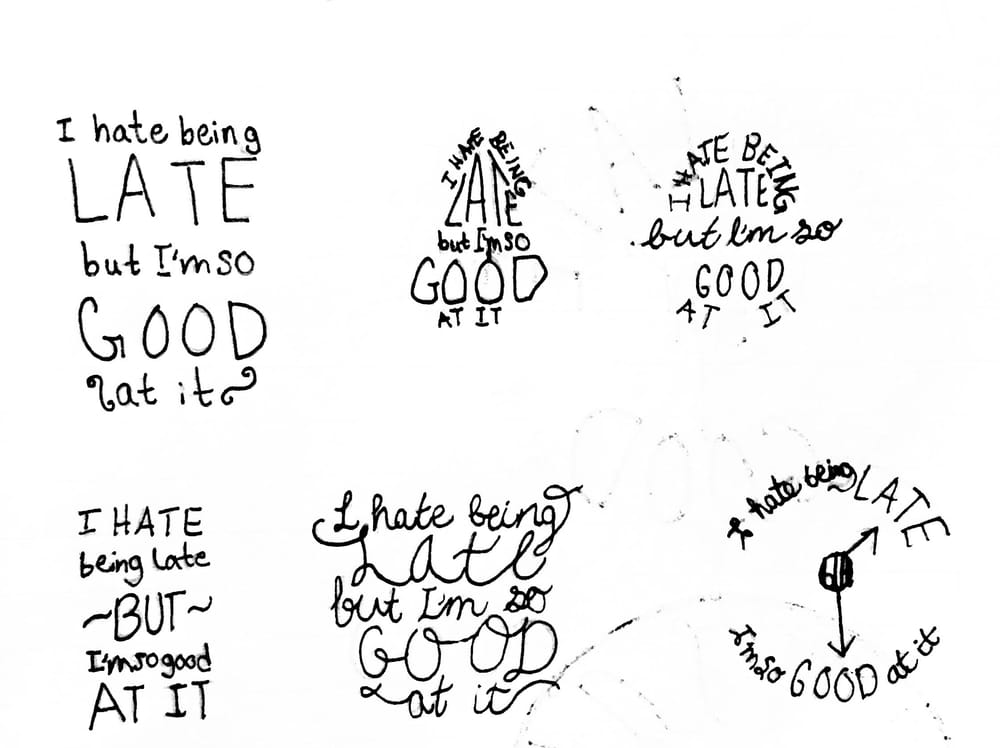 Lettering layout practice | Skillshare Student Project