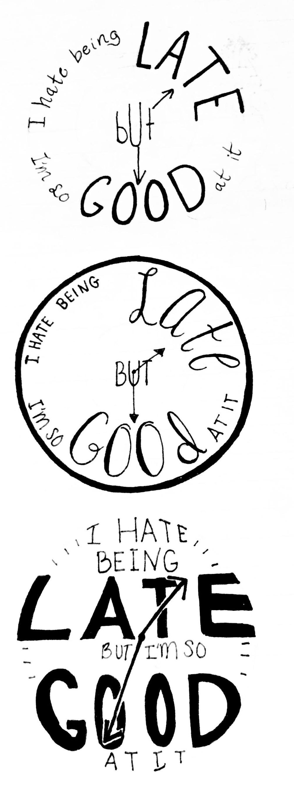 Lettering layout practice | Skillshare Student Project