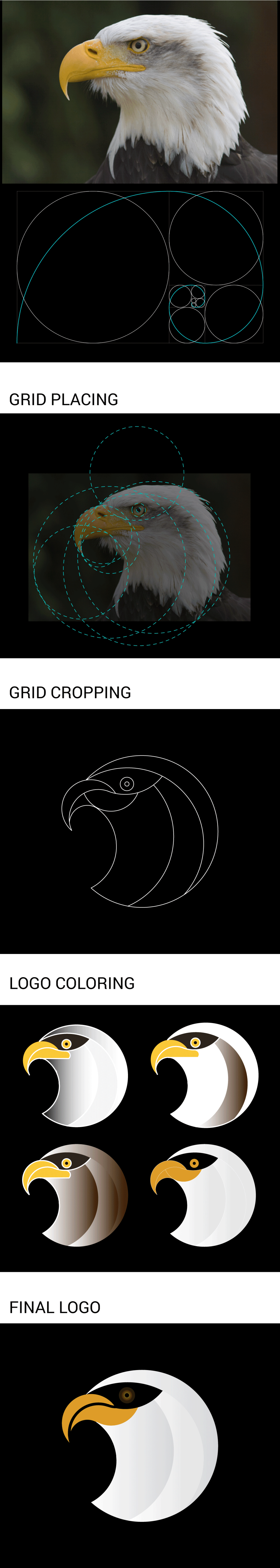 Logo Design using Circular grid | Skillshare Student Project