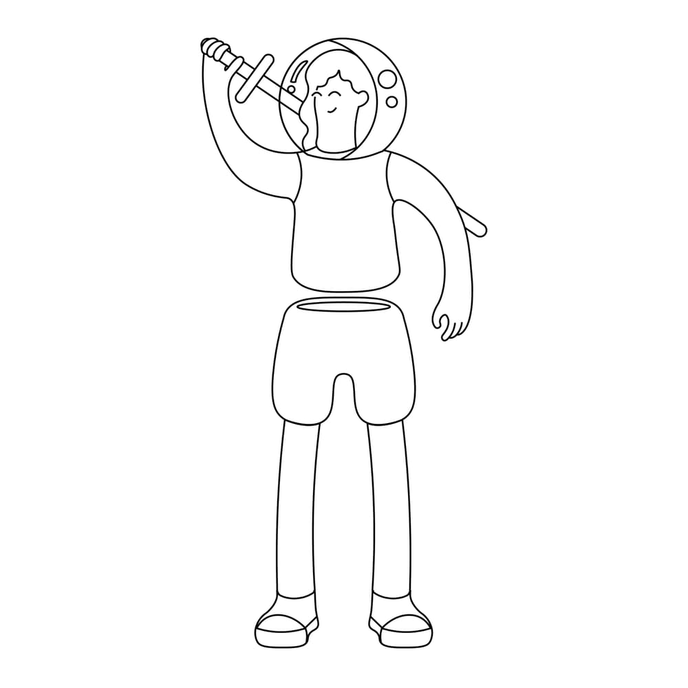 Astro Girl | Skillshare Student Project