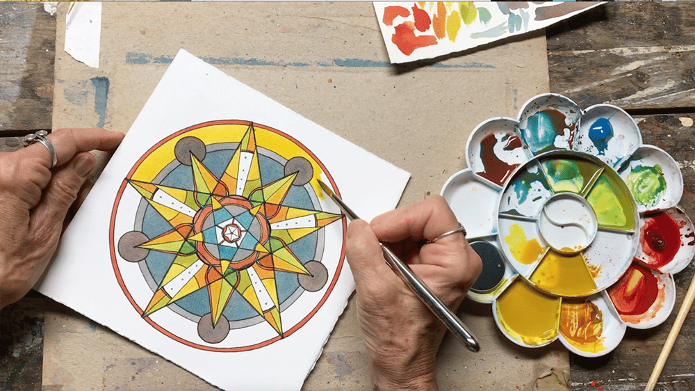 Examples of Pentagram Mandalas | Skillshare Student Project