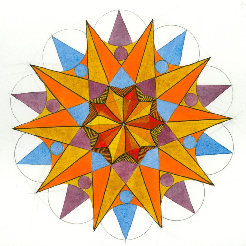 Examples of Pentagram Mandalas | Skillshare Student Project