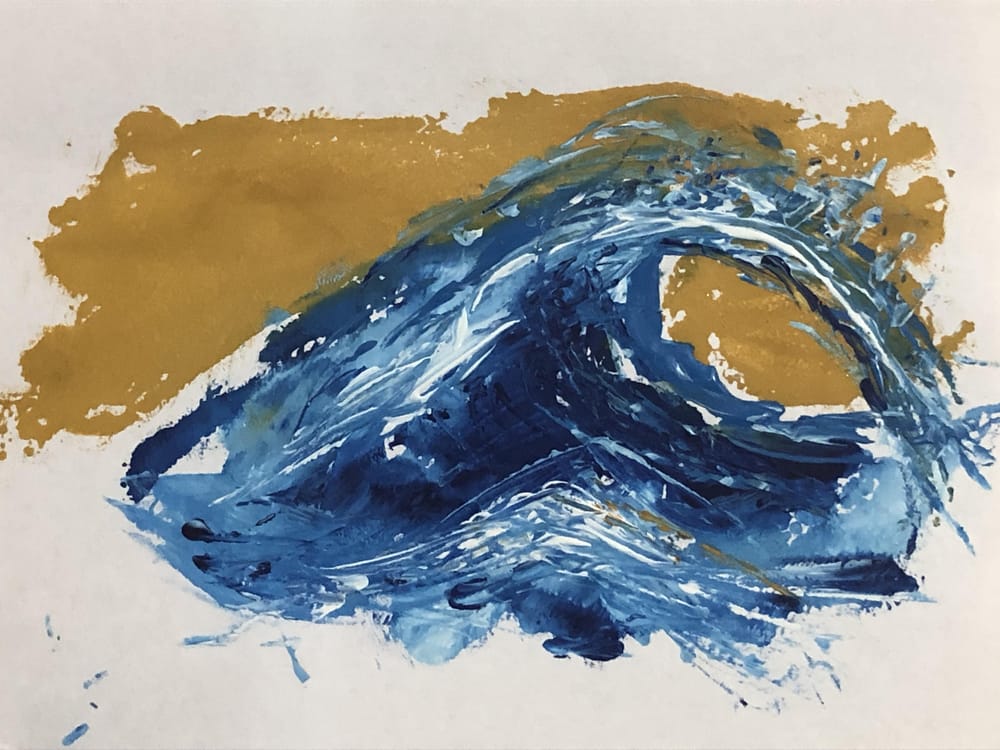 Monotype - a big wave! | Skillshare Student Project