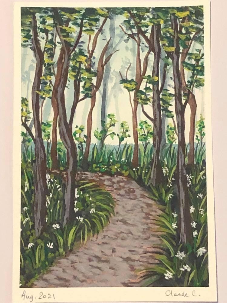 Tropical Forest in gouache | Skillshare Student Project Tropical Forest in gouache | Skillshare Student Project