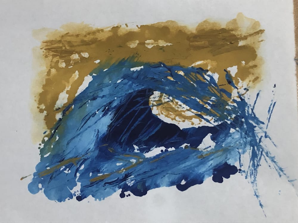 Monotype - a big wave! | Skillshare Student Project