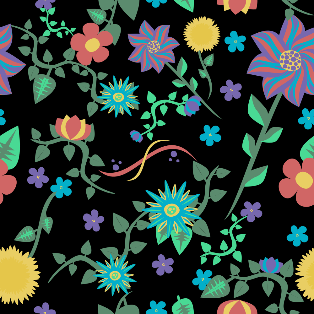 Floral pattern | Skillshare Student Project