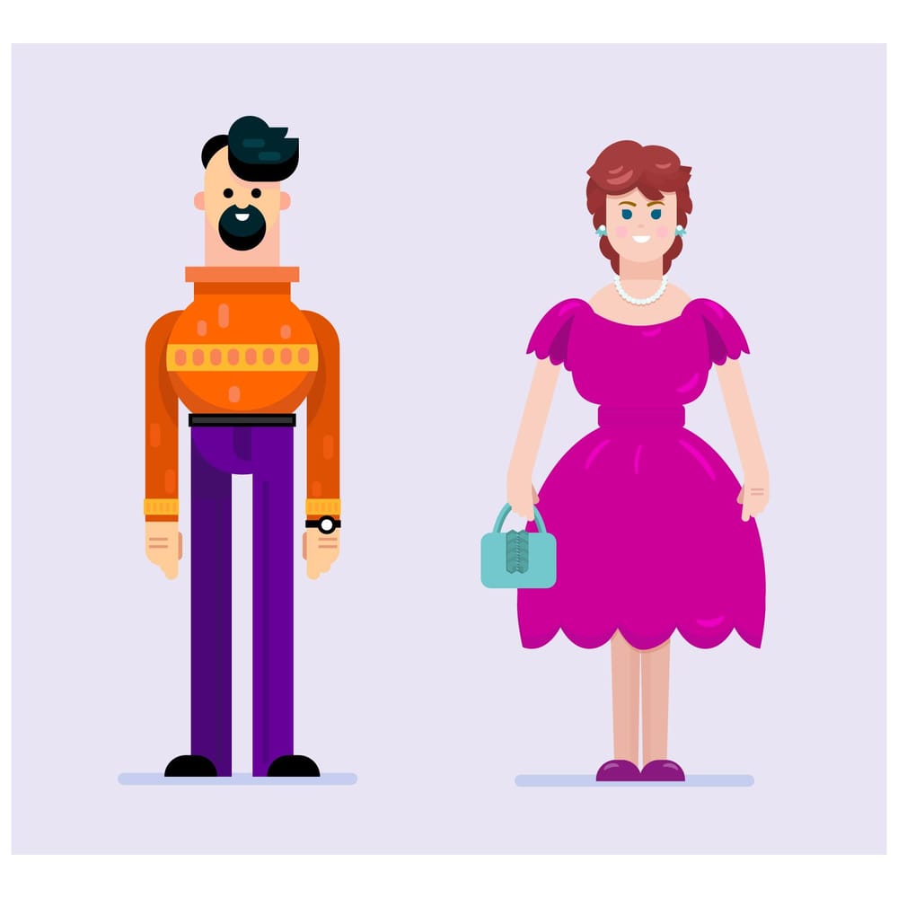 Flat design character in Adobe Illustrator | Skillshare Student Project