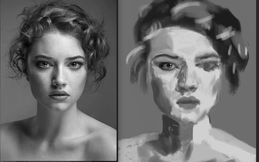 Digital portrait class | Skillshare Student Project