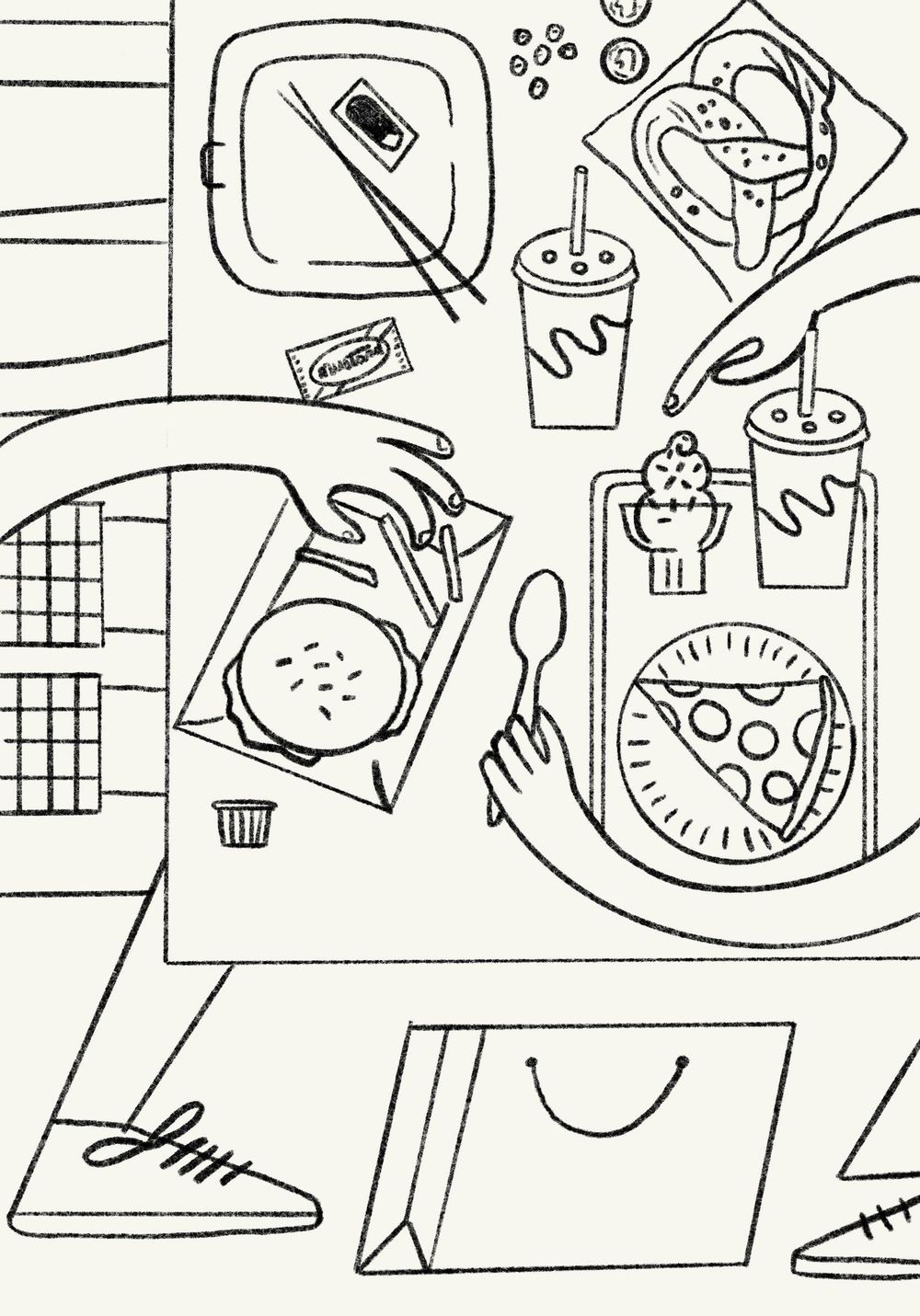 Kailey's Color Palette Illo | Skillshare Student Project