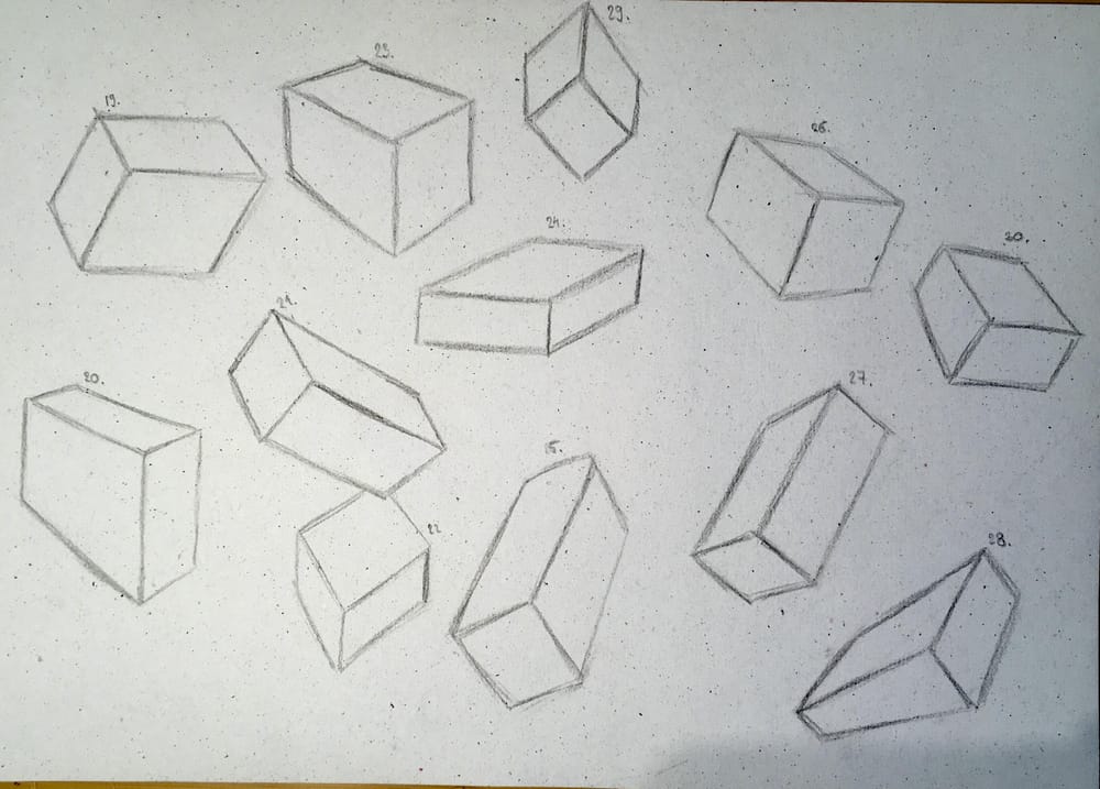 Boxes - different angles | Skillshare Student Project