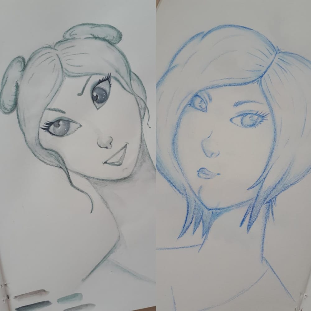 so much fun drawing these character faces! | Skillshare Student Project