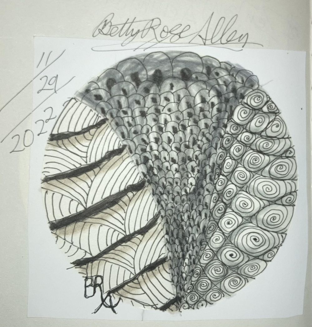 Zen Tangle for beginners part2 | Skillshare Student Project