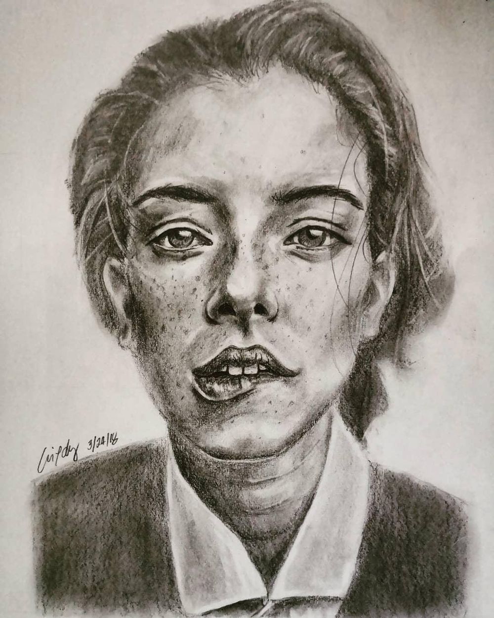 Portrait Art - Skillshare - Claire | Skillshare Student Project