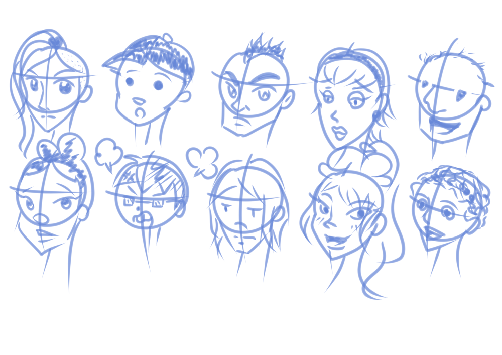 10 faces assignment | Skillshare Student Project